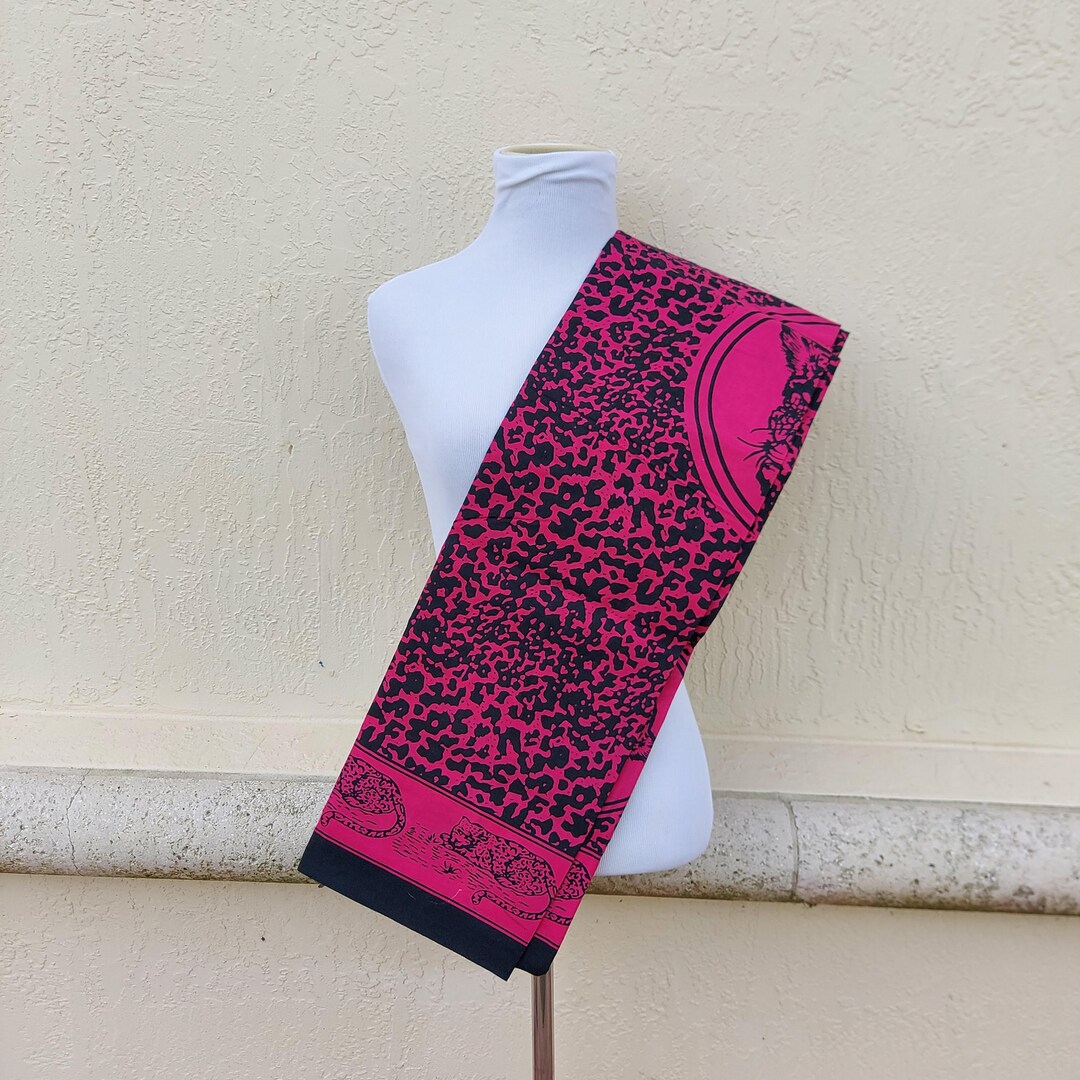 Pink Leopard Ibhayi. Idlozi Fabric. African Spirituality Fabric. Ibhayi ...