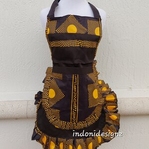Schürze mit afrikanischem Aufdruck. Iphinifa - Etsy.de