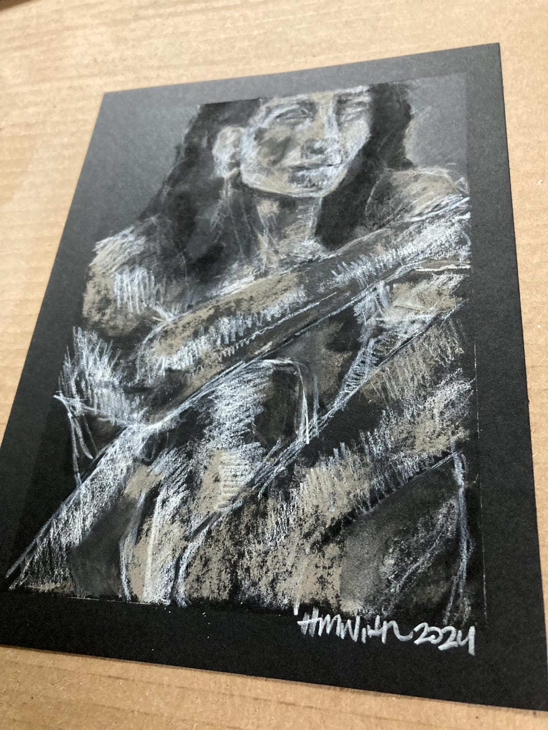 This is My Brutality | 6x8" Pastel Drawing on Paper - Etsy