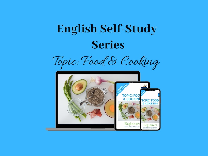 English Self-study Series: Food and Cooking - Etsy