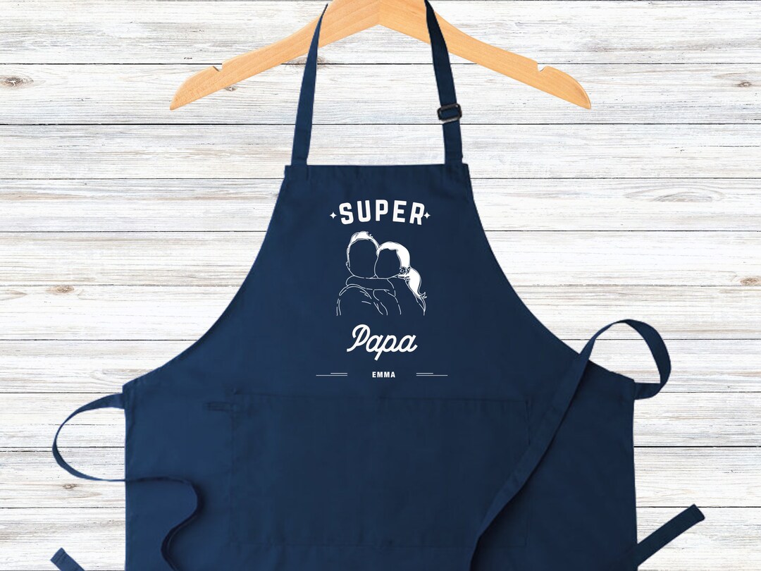 Personalized Dad Apron / Super Dad Apron / Girl / Boy / Father's Day ...