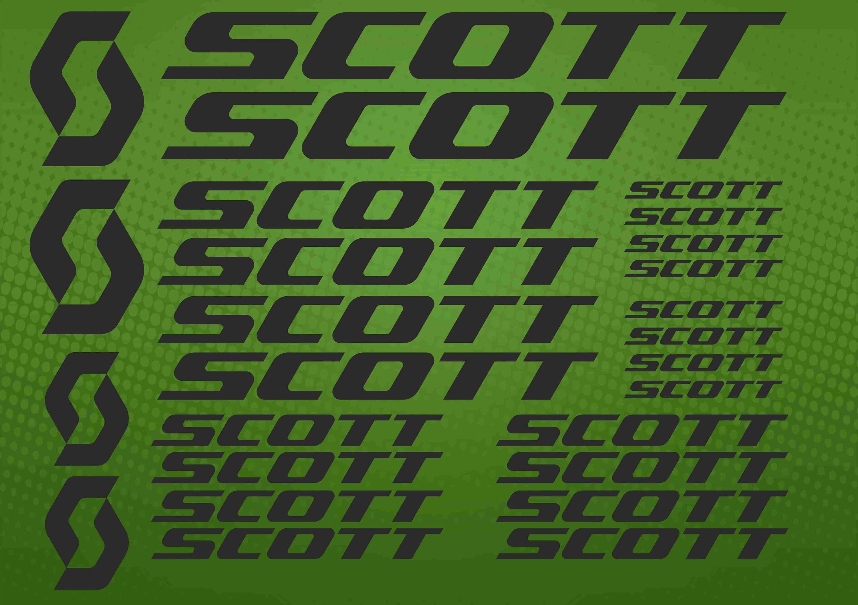 Scott stickers vinyl stickers graphics voor frame fiets set | Etsy
