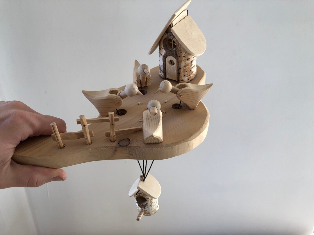 Chickens Wooden Automaton Antique Mechanical Toy - Etsy