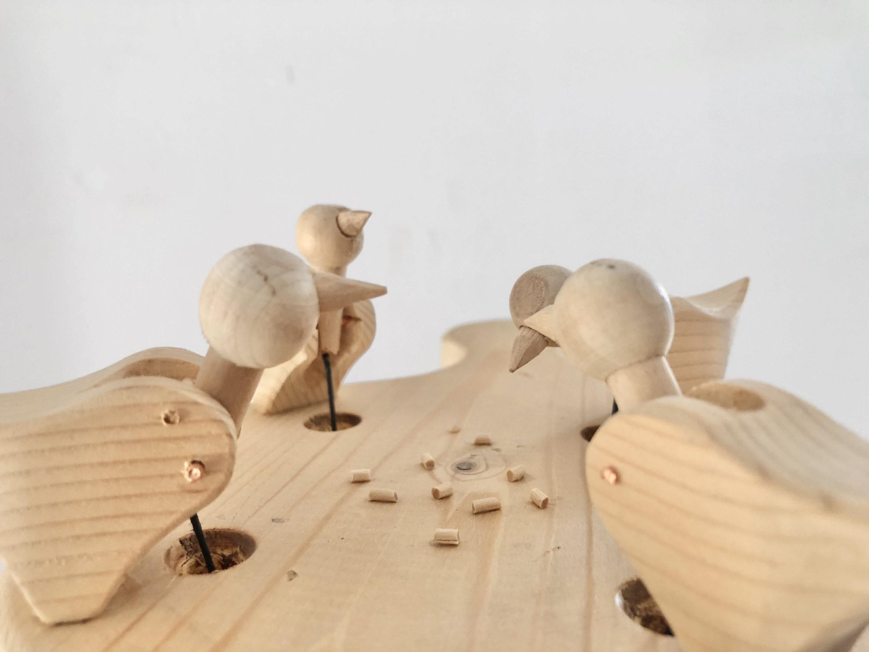 Chickens, Wooden Automata - Etsy
