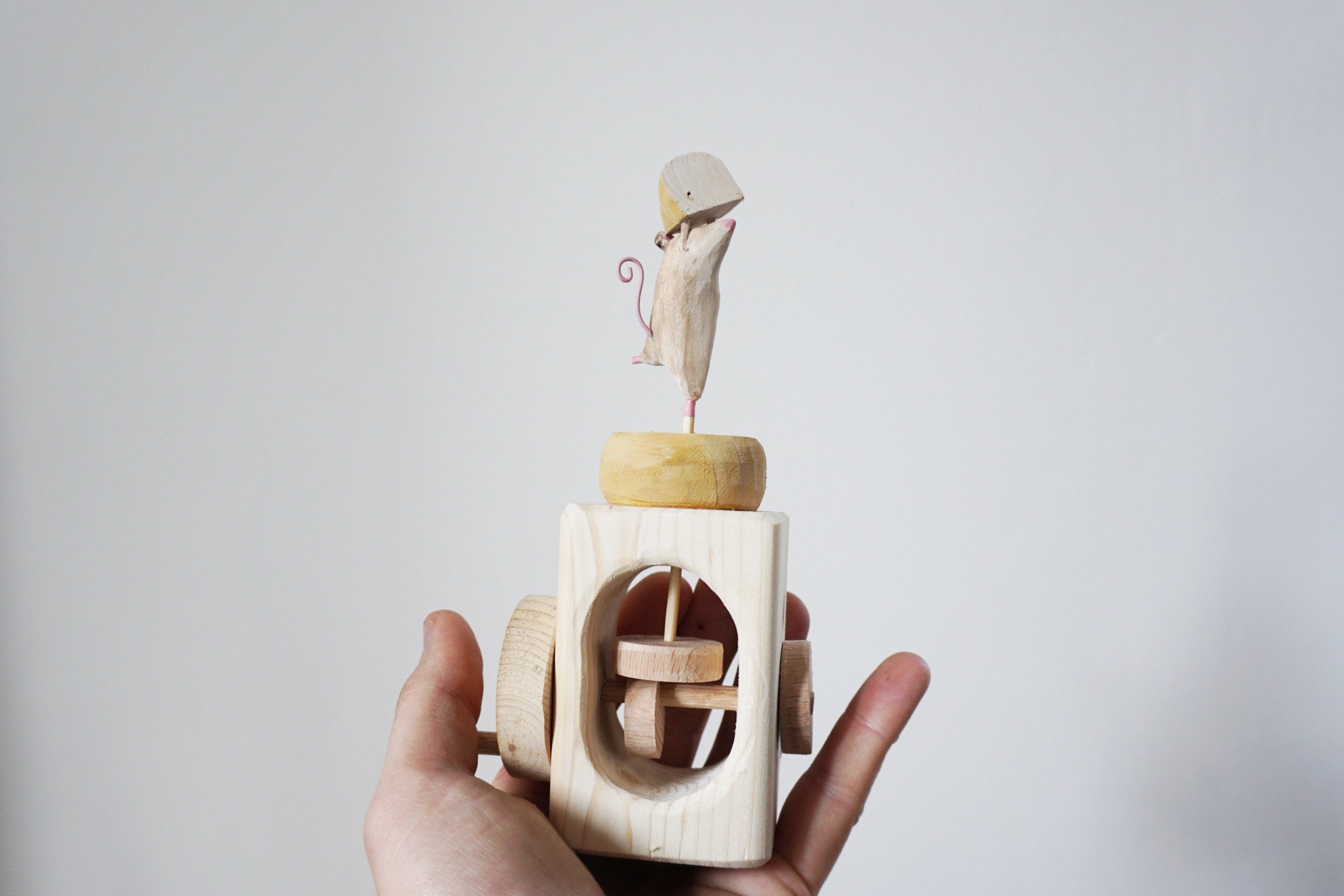 Dancing Mouse Wooden Automaton - Etsy