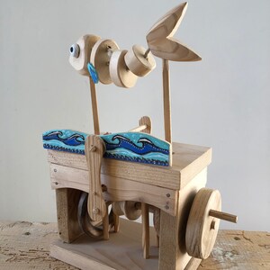 Swimming Fish Wooden Automaton - Etsy