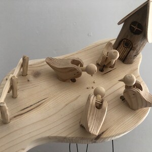 Chickens Wooden Automaton Antique Mechanical Toy | Etsy