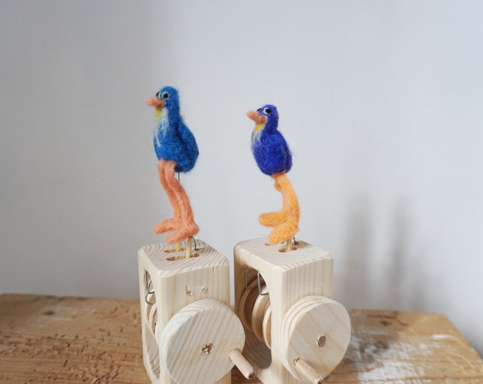 Chickens, Wooden Automata - Etsy