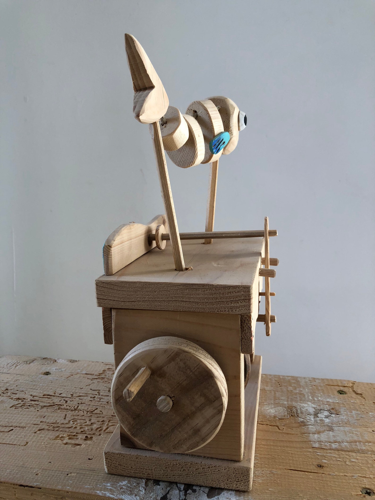 Swimming Fish Wooden Automaton - Etsy