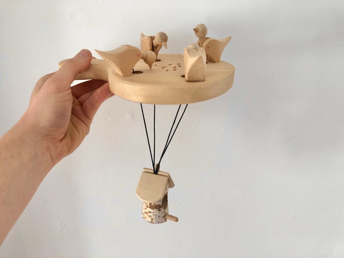 Chickens Wooden Automata - Etsy