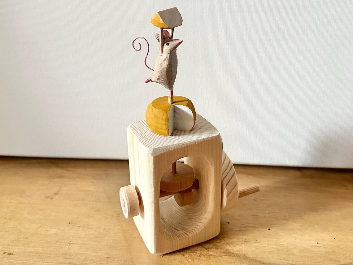 Animating Wood - DIY Guide to Build an Automaton - Mouse With Cheese ...