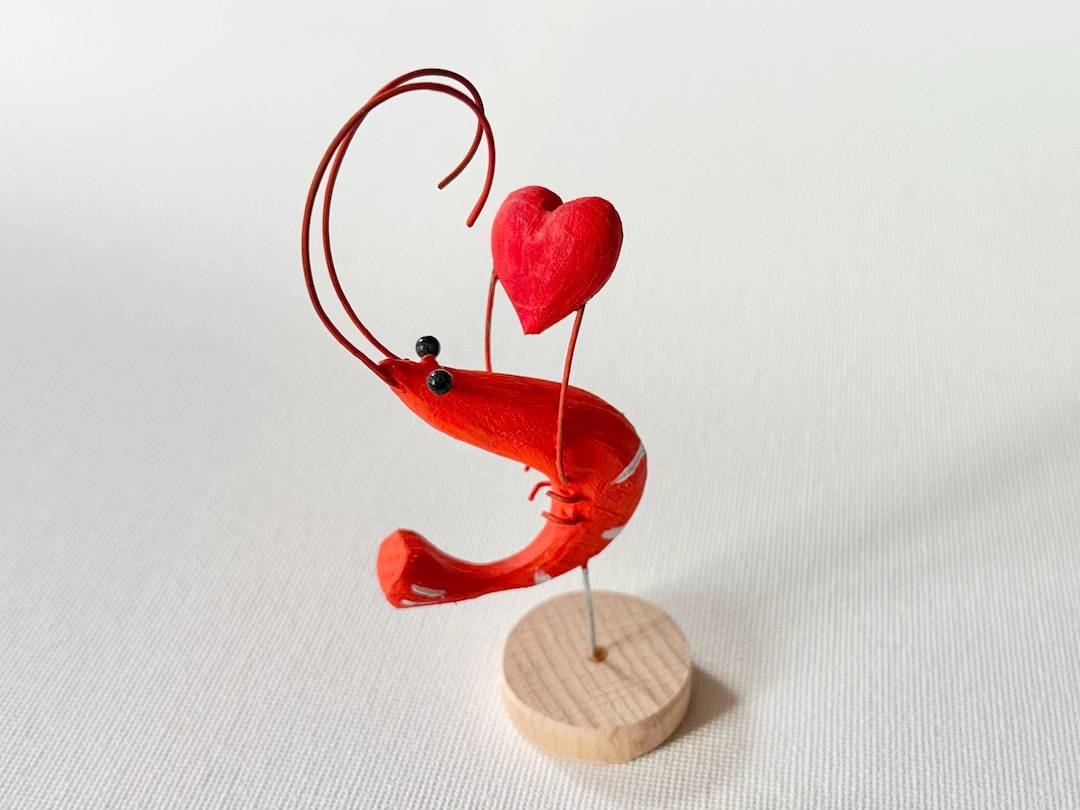 Shrimp With Heart - Etsy