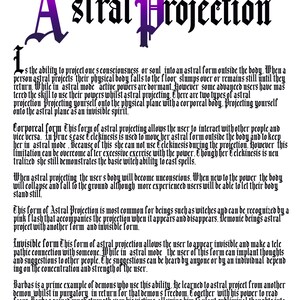 Charmed Magical Power Pages - Etsy