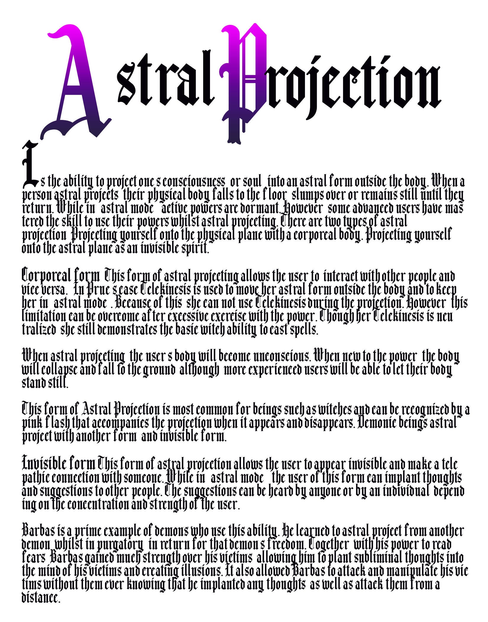 Charmed Magical Power Pages - Etsy