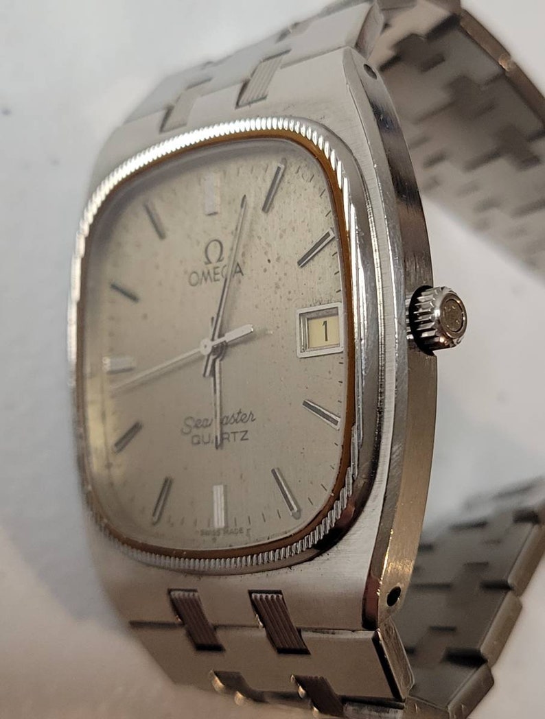 1970's Omega Seamaster 34mm Cal.1342 Swiss 13 Jewels Quartz Men's Watch ...
