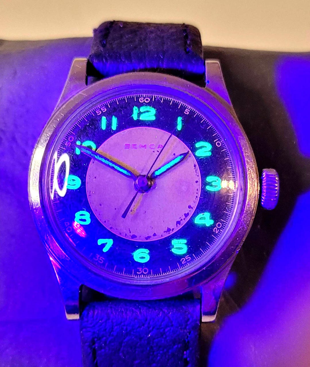 Rare 1940's Semca Military 30mm 17jewels Manual Men's Watch Working - Etsy