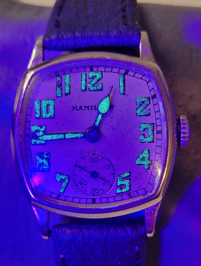 1929 Hamilton Cushion 28mm Cal.987 U.S.A 17 Jewels Manual Men's Watch ...