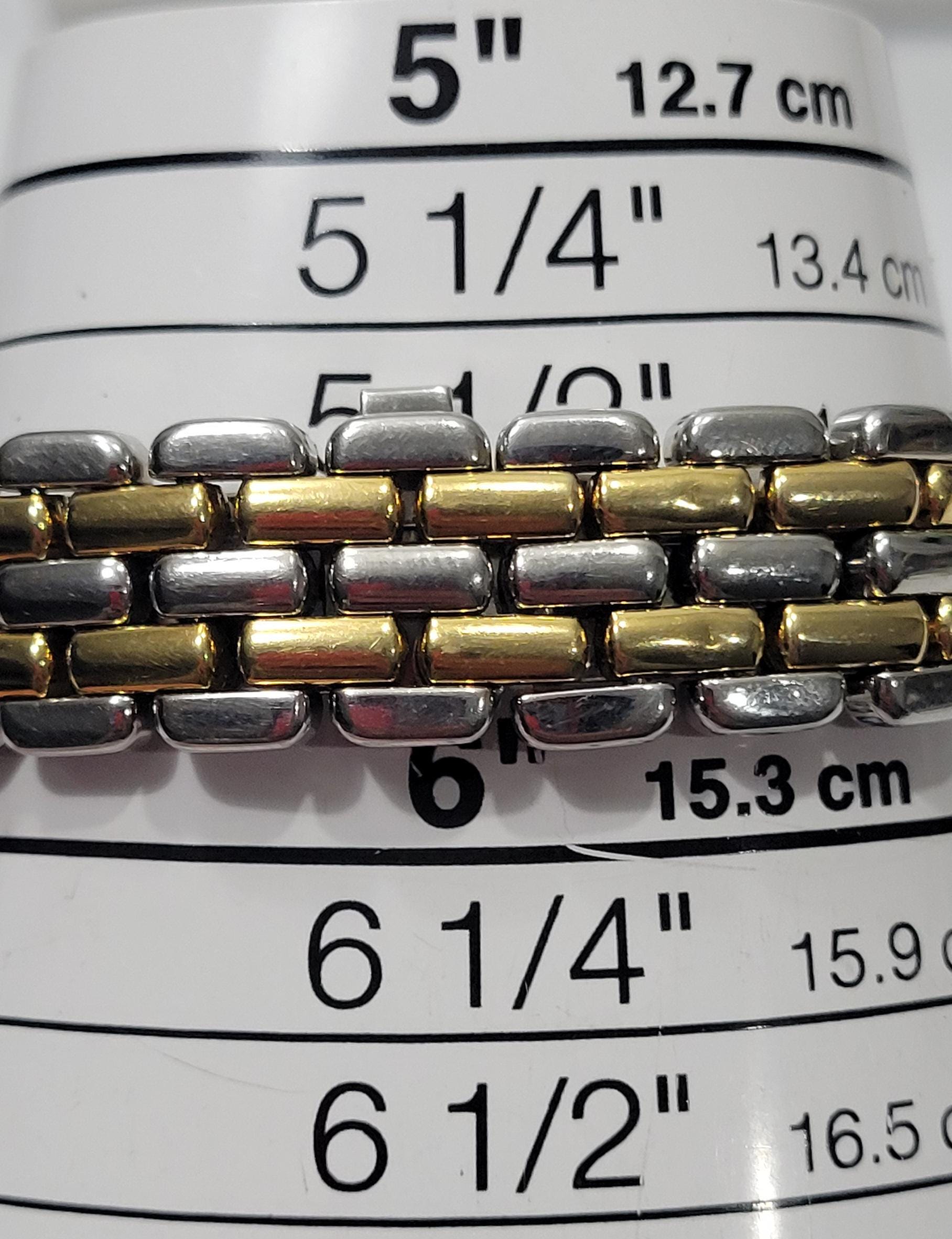 Cyma 23mm 18K Diamond Bezel and Links Tops Swiss 7 Jewels Quartz Ladies ...