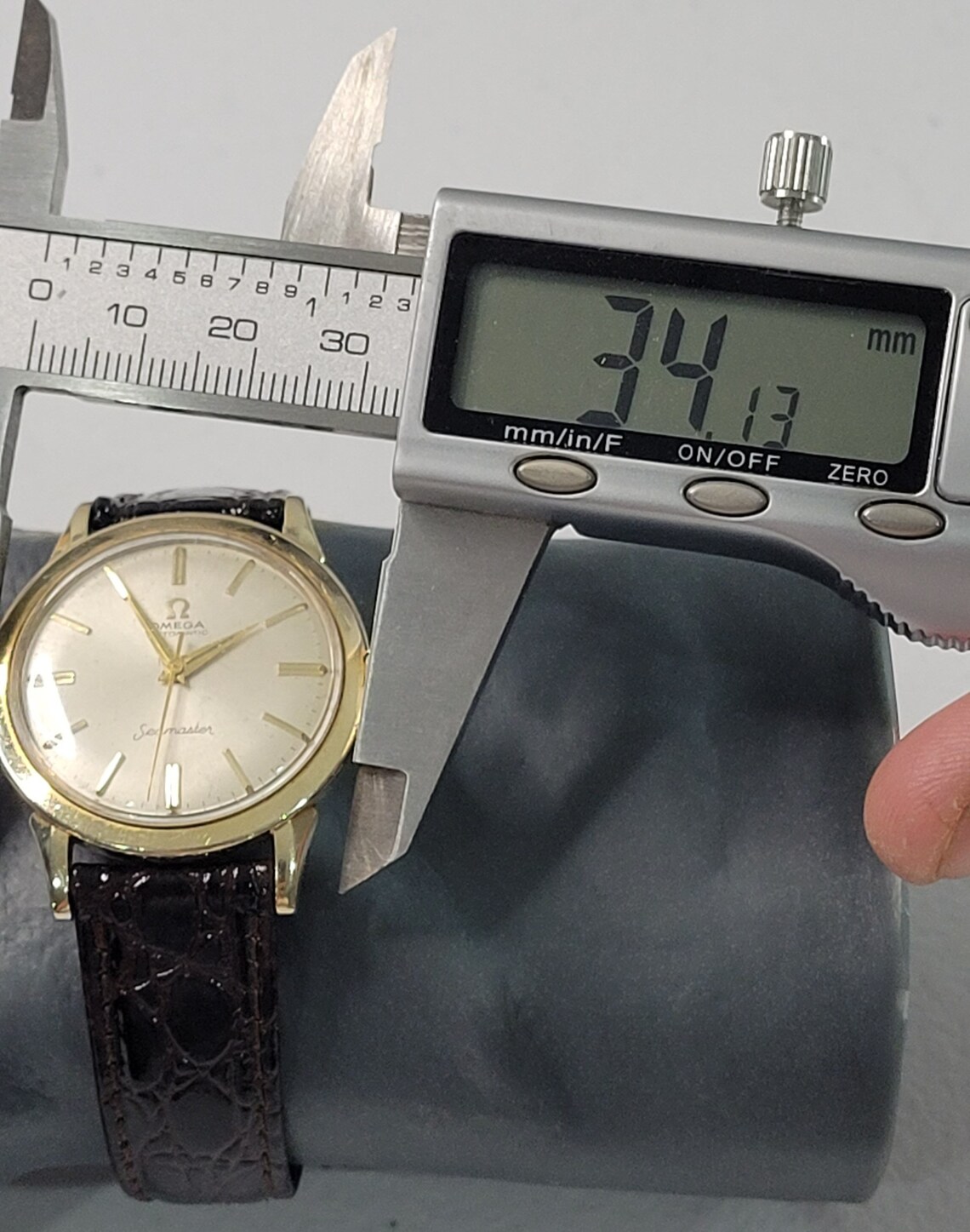 60's Omega Seamaster 34mm 14kgf Automatic Cal. 550 Men's Watch Working ...