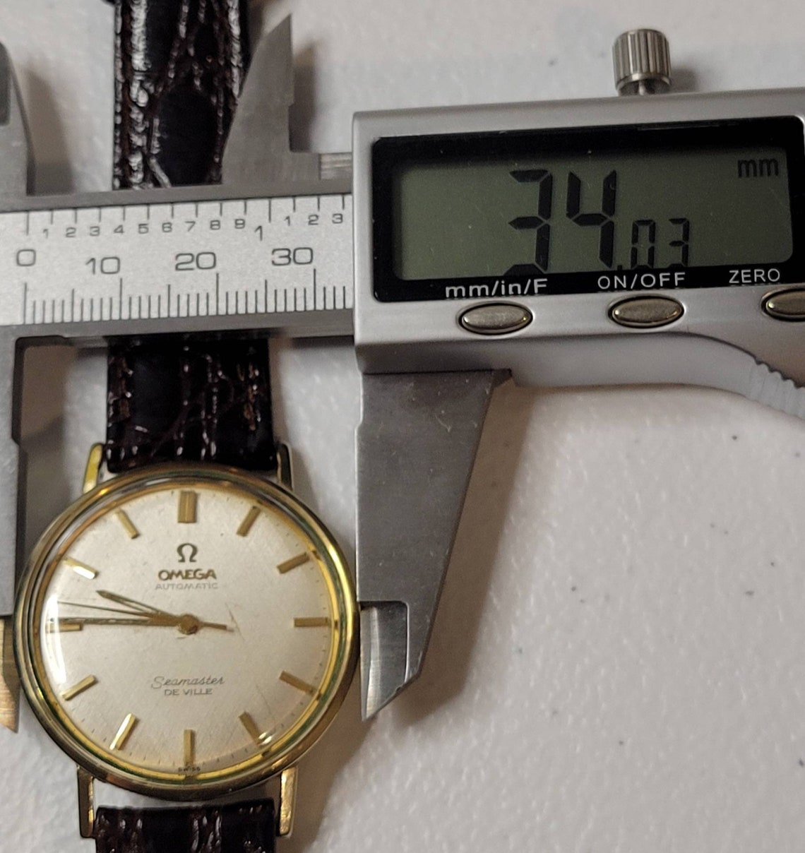 1960s Omega Seamaster Deville 14K Gold Filled Automatic Men's Watch ...