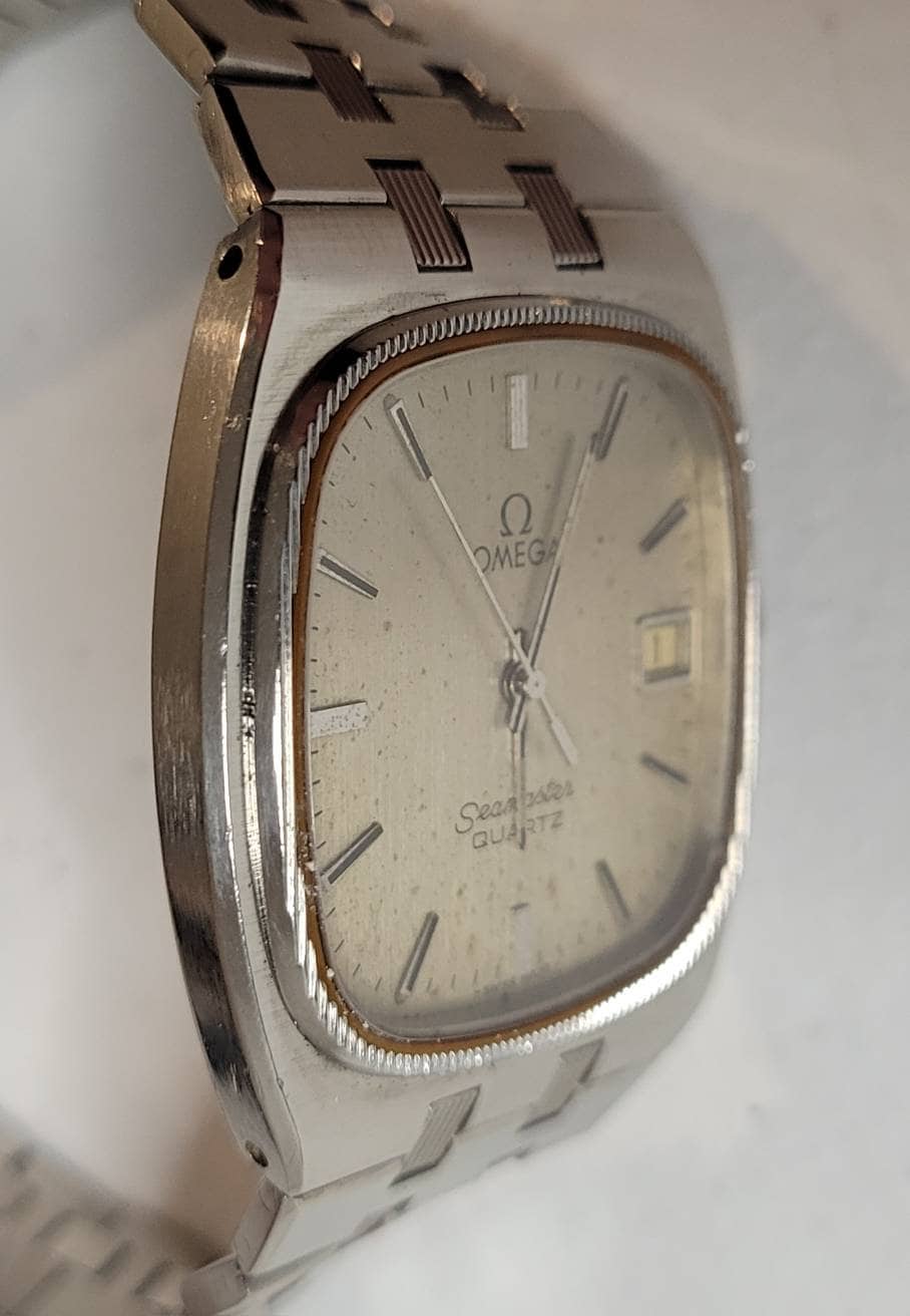 1970's Omega Seamaster 34mm Cal.1342 Swiss 13 Jewels Quartz Men's Watch ...