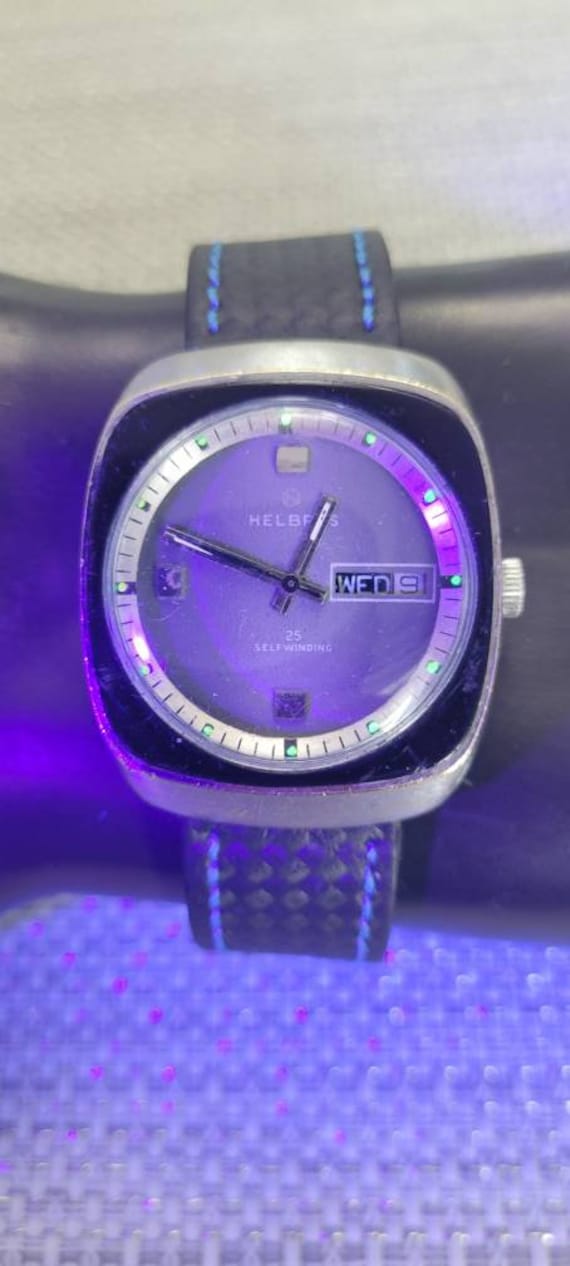 1960’s Helbros Self Winding Day Date Gents Dress Watch - Gem