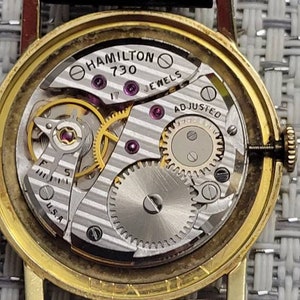 Vintage Hamilton 14k Solid 730 Movement Men's Watch - Etsy
