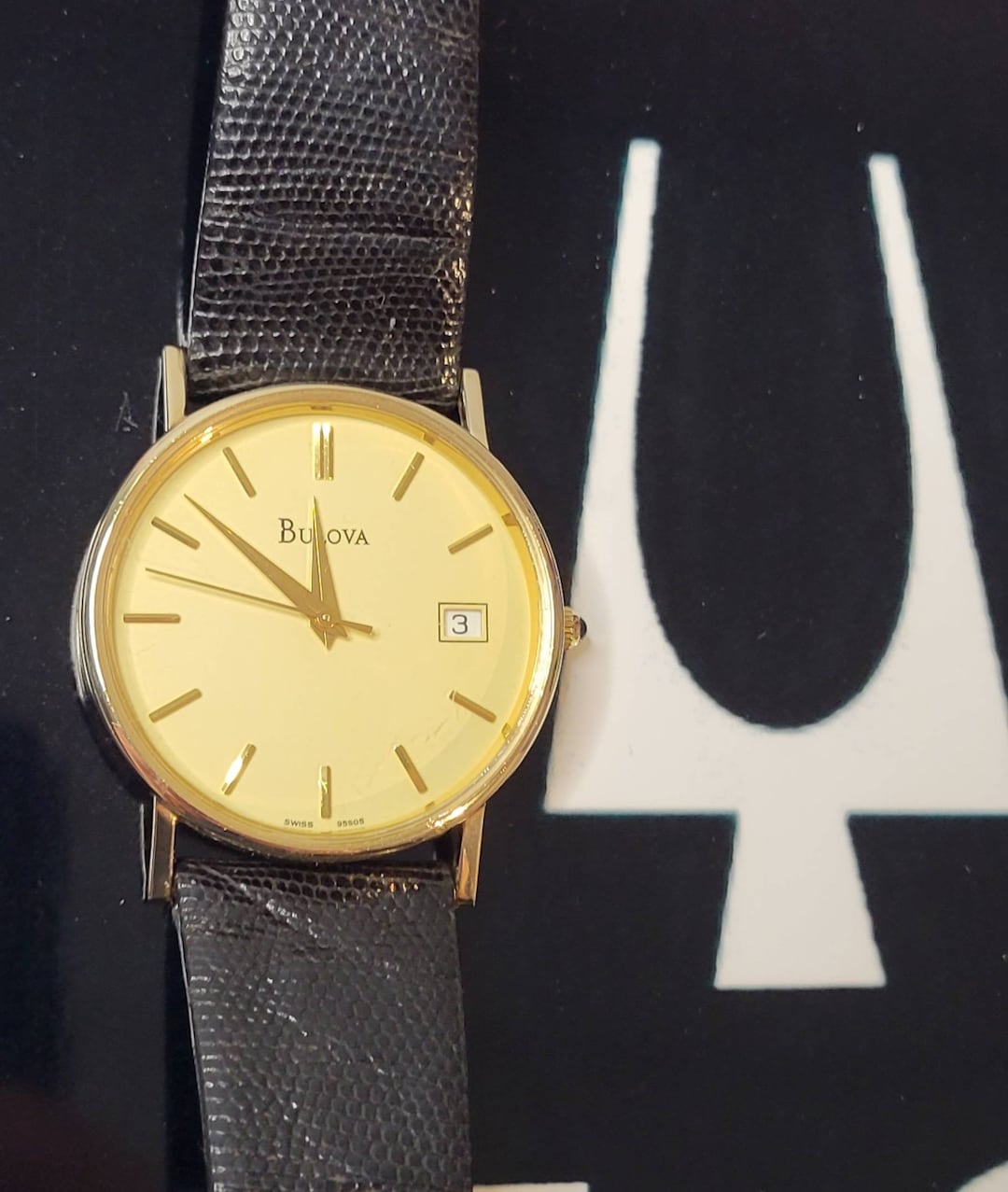 Vintage Bulova 14k Gold 31mm Model.95s05 Swiss Quartz Unisex Watch - Etsy