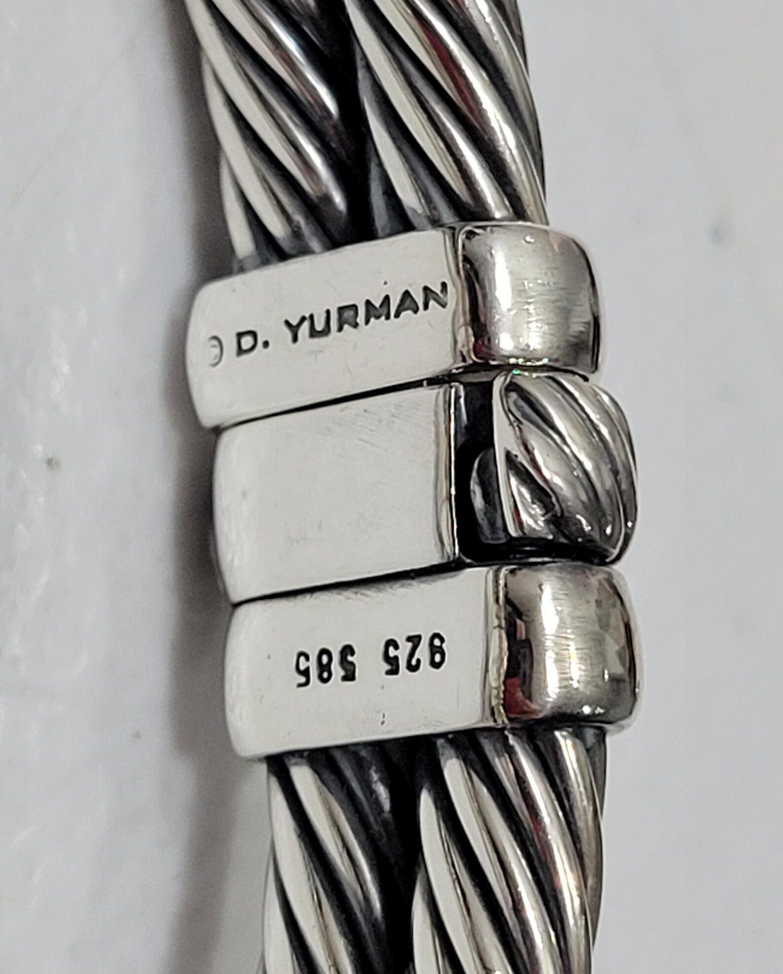 David Yurman Tourmaline 21mm 14k/925 Baby Blue Diamond Dial Quartz ...