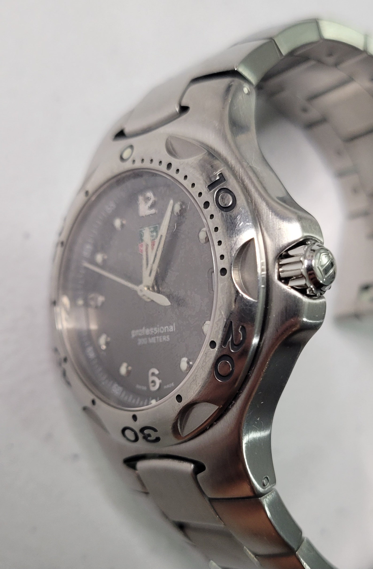 Tag Heuer Professional 200m WL1111 Swiss 7 Jewels Quartz Men's Watch ...