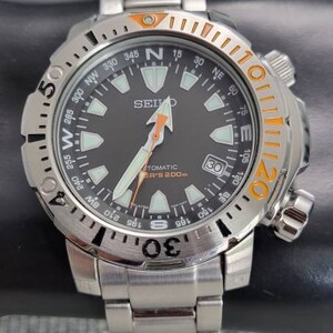 Vintage Seiko Land Monster Divers 23 Jewels 200M 7S35-00F0 Automatic ...
