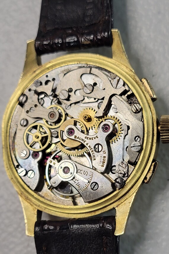 1950's Baume & Mercier 18k Solid Landeron Cal.48 Manu… - Gem