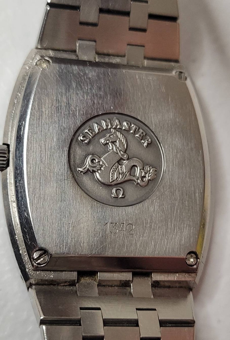 1970's Omega Seamaster 34mm Cal.1342 Swiss 13 Jewels Quartz Men's Watch ...