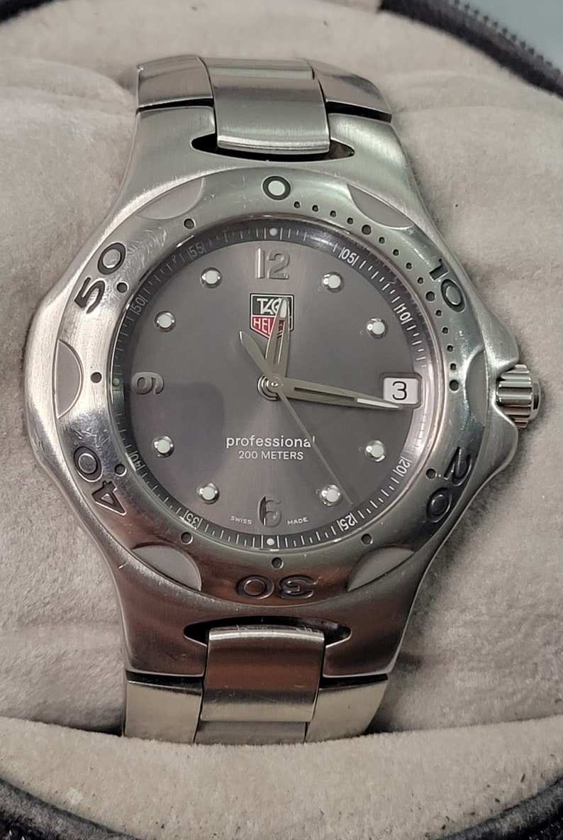 Tag Heuer Professional 200m WL1111 Swiss 7 Jewels Quartz Men's Watch ...