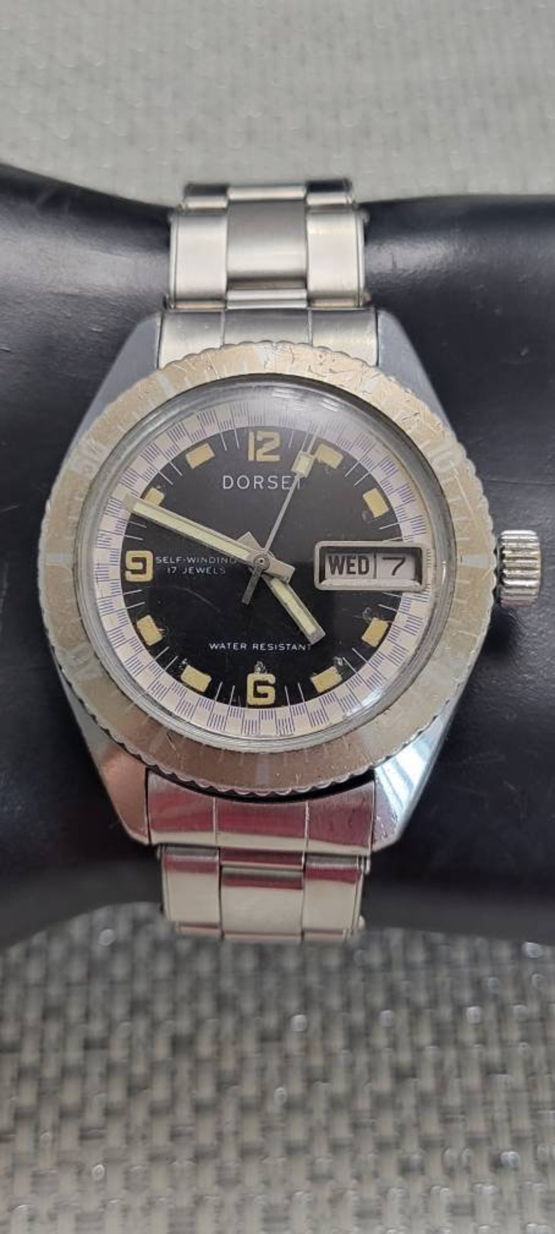 Rare Vintage 60s Dorset Skin Diver 17 Jewels Cal. Ut38 Automatic Men's ...