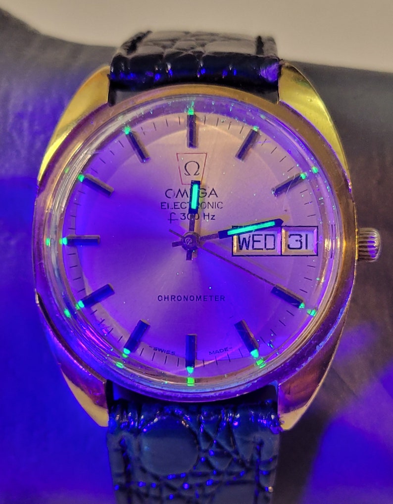 Omega Electronic F300hz Chronometer 20 Micron Gold Plated - Etsy