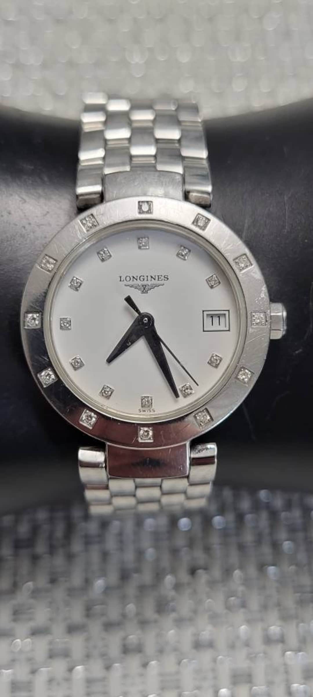 Longines Dolcevita 12 Real Diamonds Bezel & 12 on Dial Authentic Ladies ...