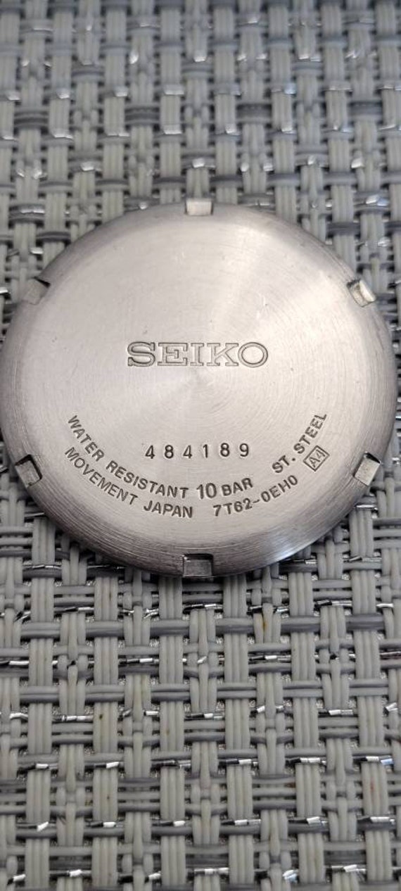 Rare Seiko Chronograph 100m Alarm Chronograph 7T62-OE… - Gem