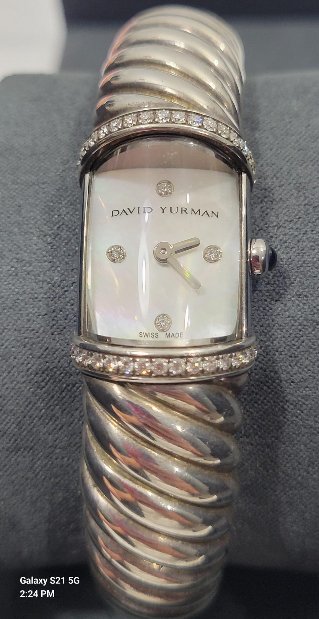 David Yurman T209-M Waverly MOP Diamonds Swiss Quartz Ladies Watch ...