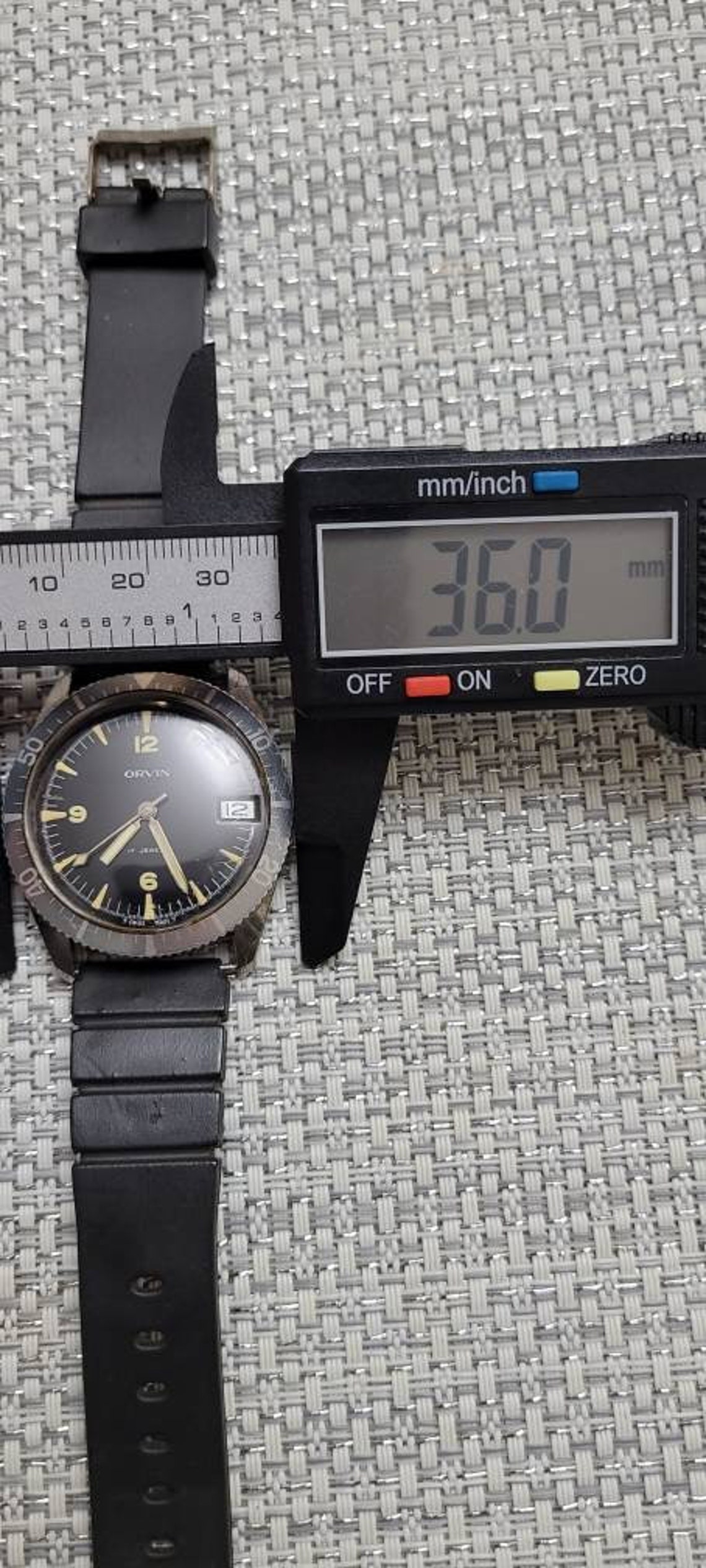 Vintage 1960s Orvin Diver for Sears Roebuck and Co. 17 Jewels Manual ...