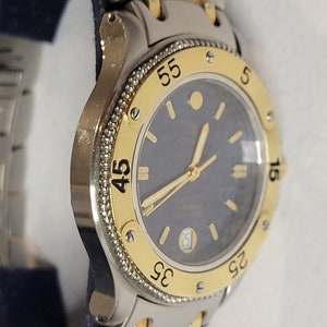 Rare Cyma Oceana 18K GP Black Luminous Dial Swiss Quartz Men's Watch With Box - Etsy