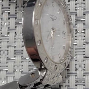 Longines Dolcevita 12 Real Diamonds Bezel & 12 on Dial Authentic Ladies ...