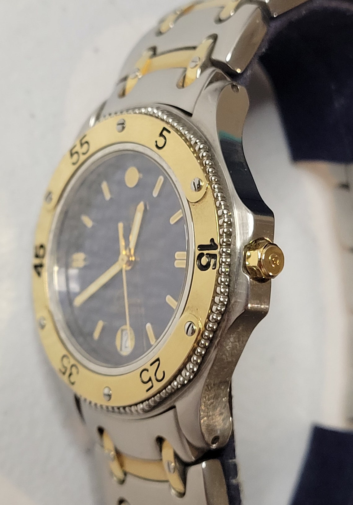 Rare Cyma Oceana 18K GP Black Luminous Dial Swiss Quartz - Etsy