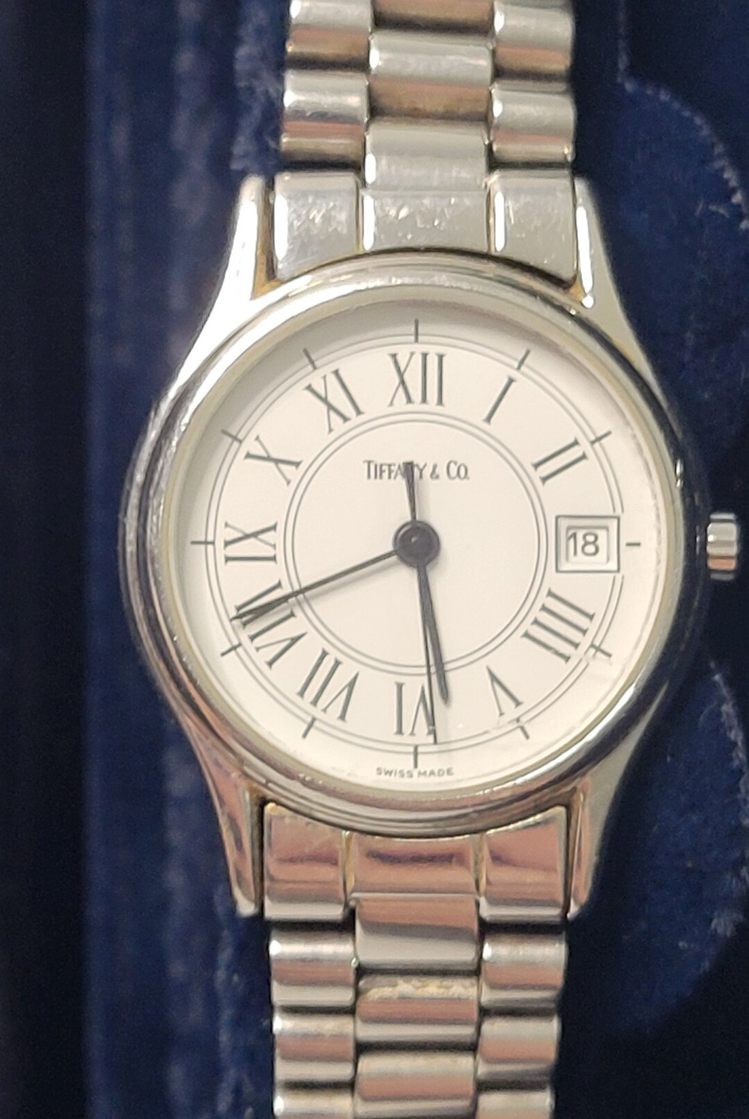 Tiffany&co Roman Classic 24mm Swiss 7 Jewels Quartz Ladies Watch and ...