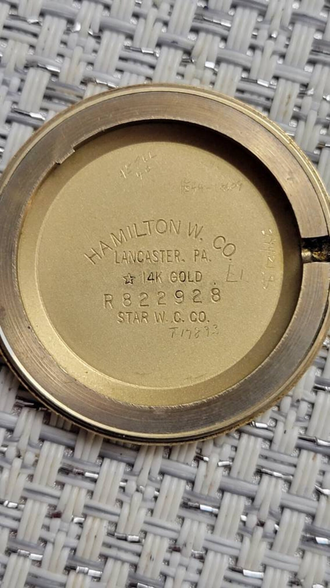 Vintage Hamilton 14k Solid 730 Movement Men's Watch - Etsy