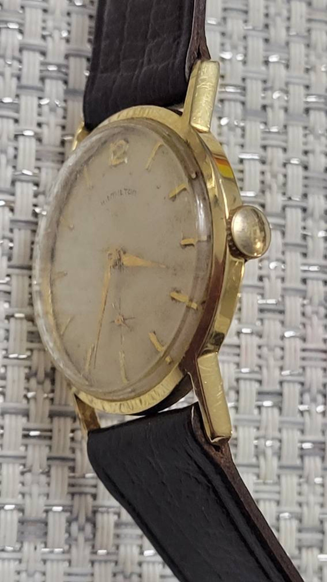 Vintage Hamilton 14k Solid 730 Movement Men's Watch - Etsy
