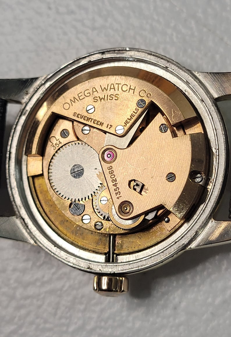 1950'S Omega Seamaster 14k Gold Capped Automatic Bumper Cal.354 Men's ...