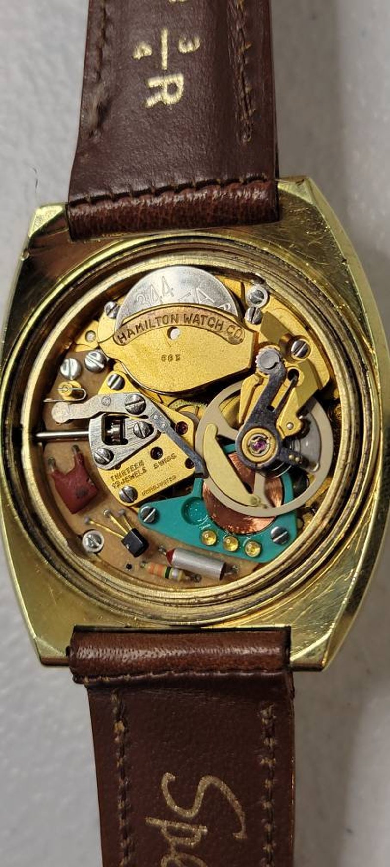 1970's Girard Perregaux Electronic With Hamilton 13 Jewels Quartz Men's ...