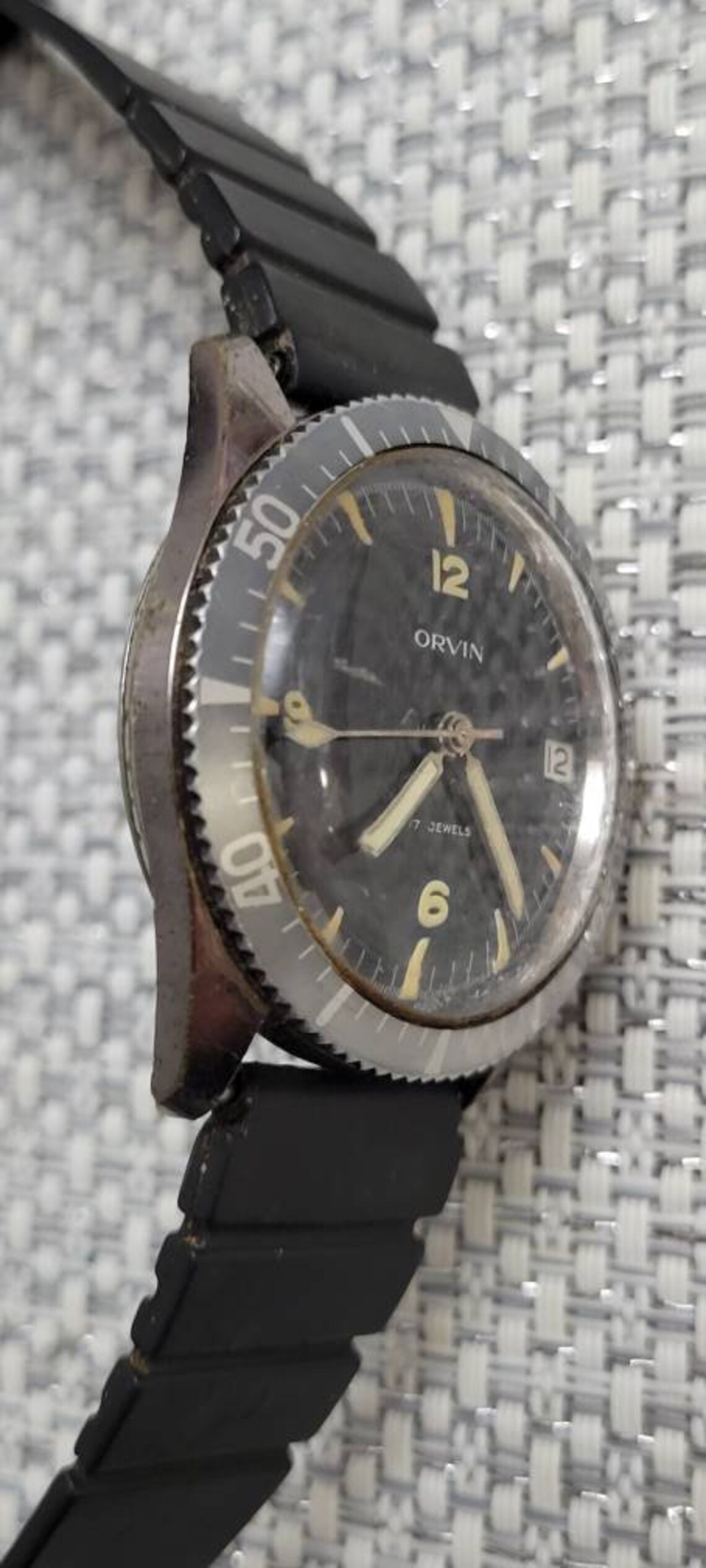 Vintage 1960s Orvin Diver for Sears Roebuck and Co. 17 Jewels Manual ...