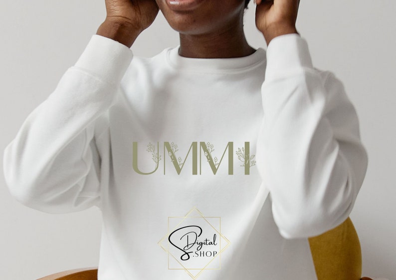 Minimalist Ummi SVG PNG Muslim Mom Islamic Clipart - Etsy